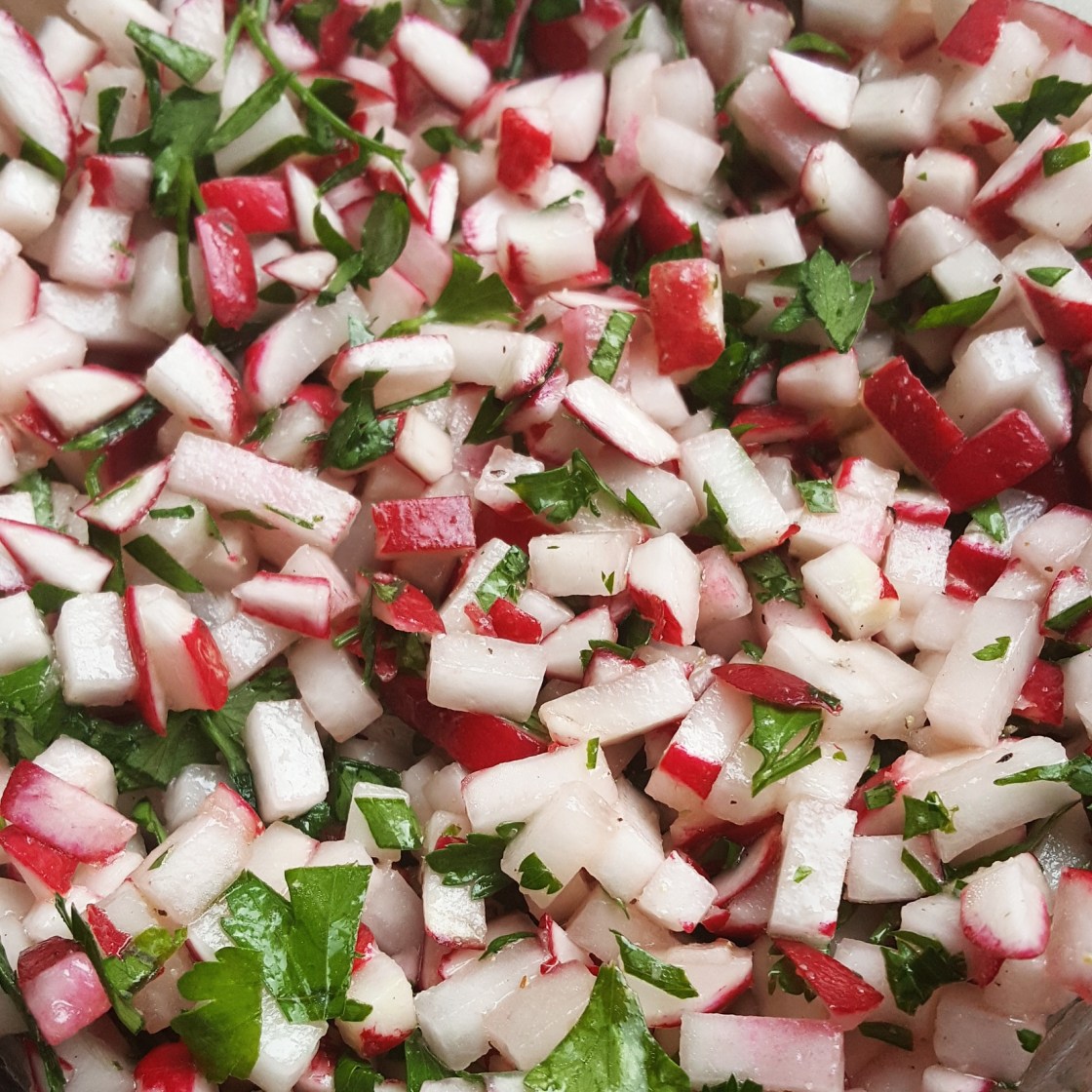 Summer Radish Salad | Eat Laugh Craft- A Healthy Living Blog